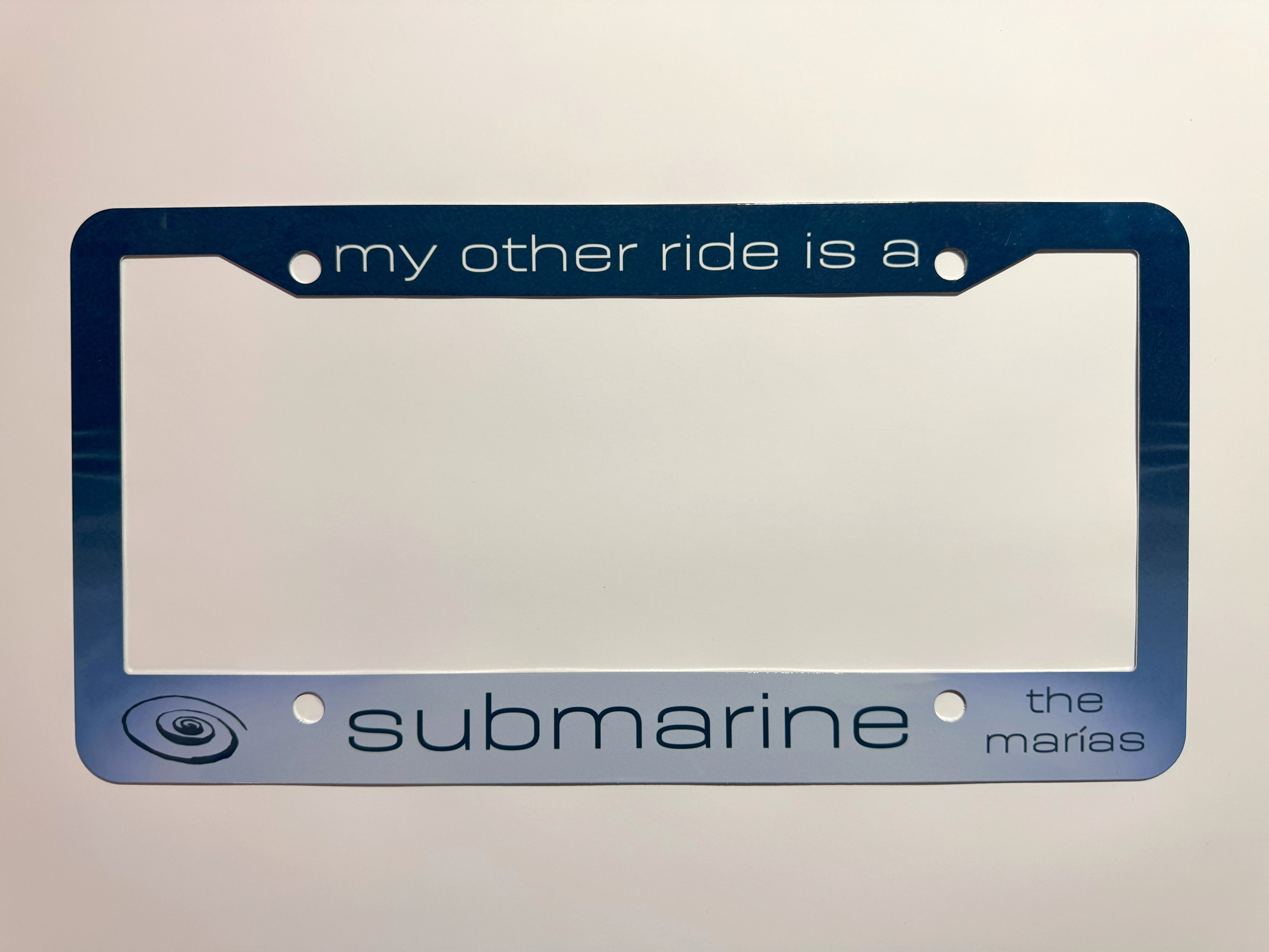submarine license plate frame – JossDesigning